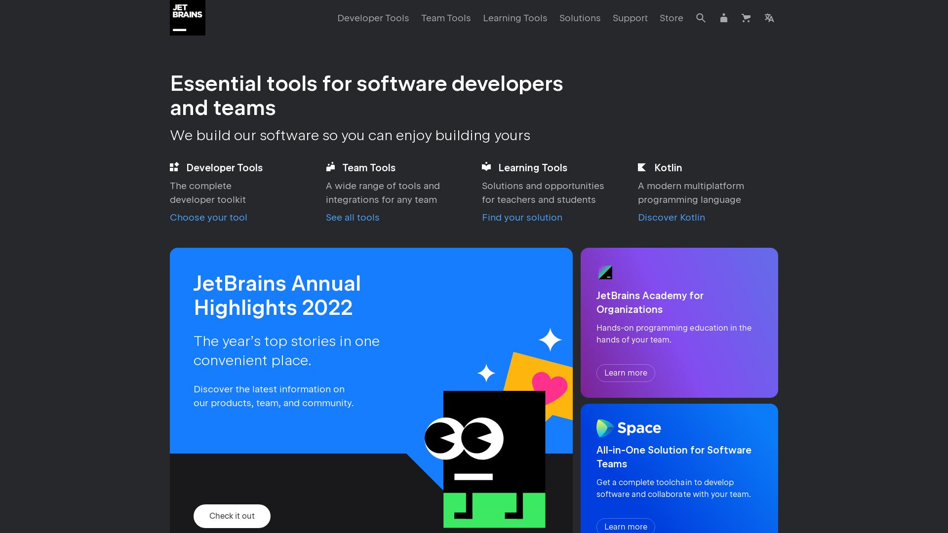 metawebscore - Website Technologie Analyse für jetbrains.com