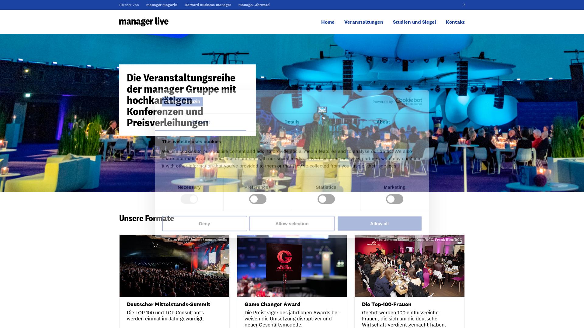 metawebscore - Website Technologie Analyse für live.manager-magazin.de